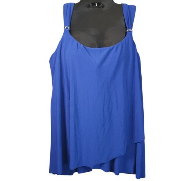 Miraclesuit | Swim | Nwt Miraclesuit Azul Blue Swim Tankini Top Women ...